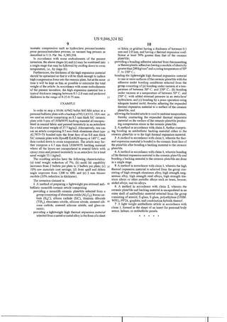 US PATENT ANTI BALLISTIC AETICLES כליאה תרמית | PDF