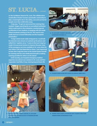 Synapse Medical Magazine Saint Lucia EMT Program Featured Inside | PDF