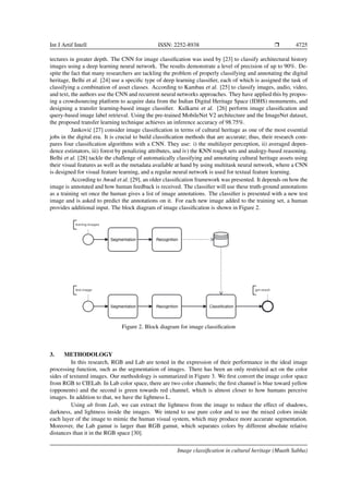 Image classification in cultural heritage | PDF