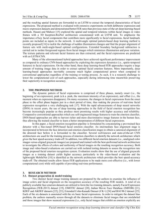 Facial emotion recognition using deep learning detector and classifier | PDF