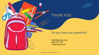 Back To School - Free Google Slides theme and PowerPoint template | PPTX