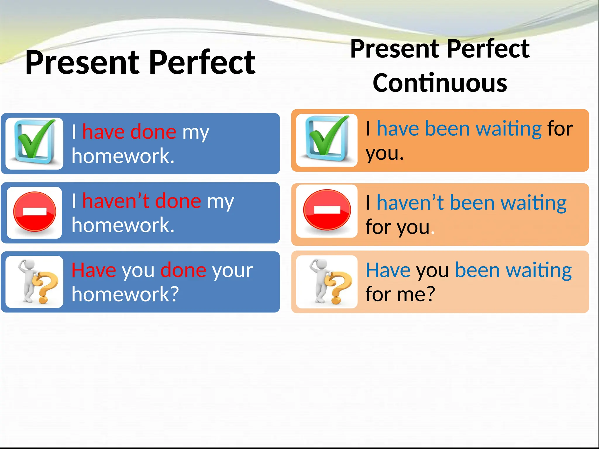Present Simple Continuous Perfect Perfect Continuous | PPTX