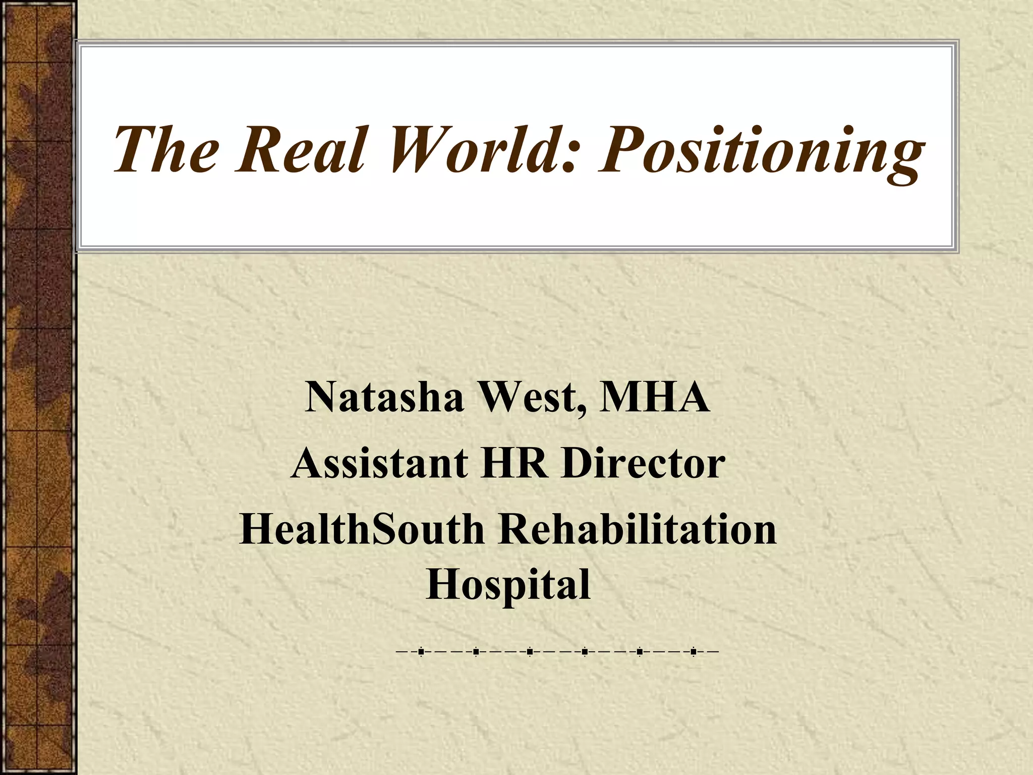 The Real World | PPT