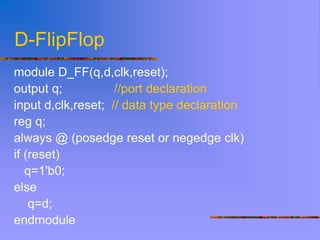 Verilog Hardware Description Language.ppt