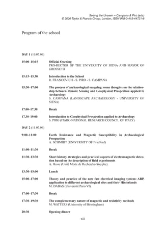 Seeing the Unseen Geophysics and Landscape Archaeology Stefano Campana | PDF