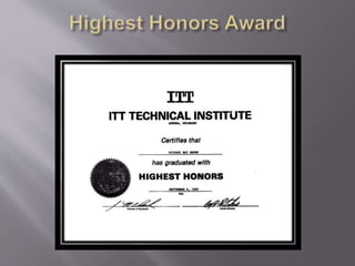 ITT Technical Institute - Associate Awards | PPSX
