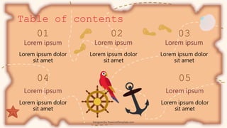 Pirate Treasure Activities for Elementary - Free Google Slides theme ...
