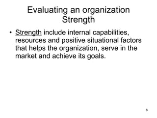 SWOT Analysis Of TWO Organization | PPT