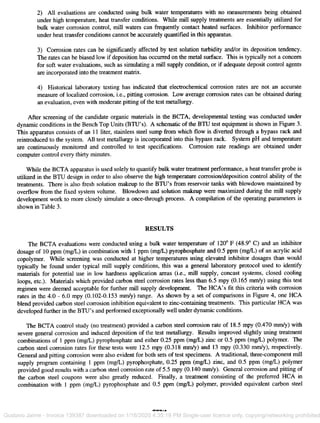97377 performance of a new mill supply treatment p | PDF