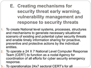 National Cyber Security Policy-2013 | PPTX