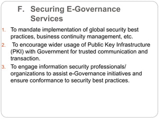 National Cyber Security Policy-2013 | PPTX