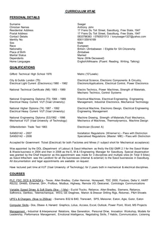 CV AJ Seager 29 Sept 16 | DOCX