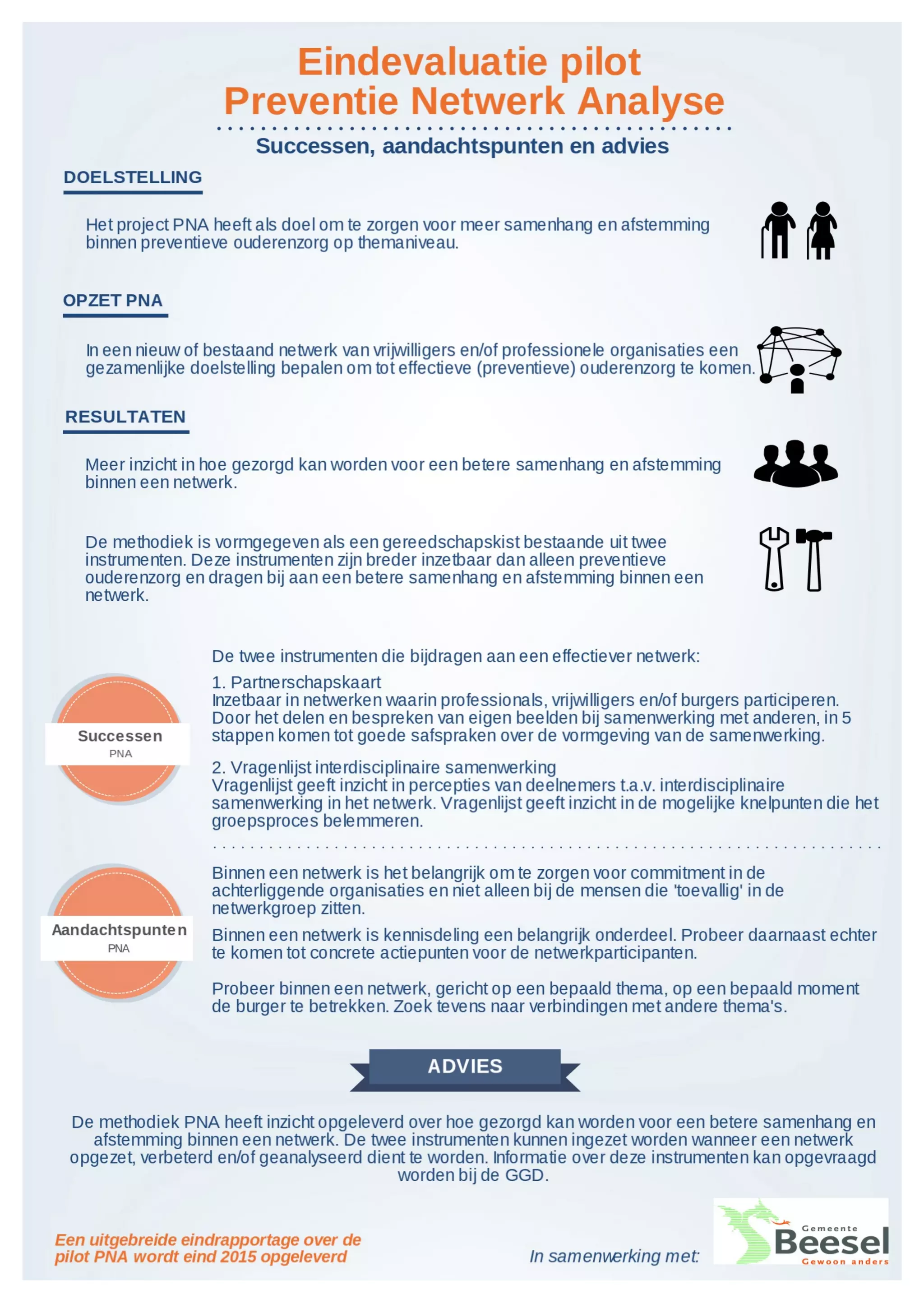 Factsheet eindevaluatie programma Gezondheid is Meedoen! | PDF