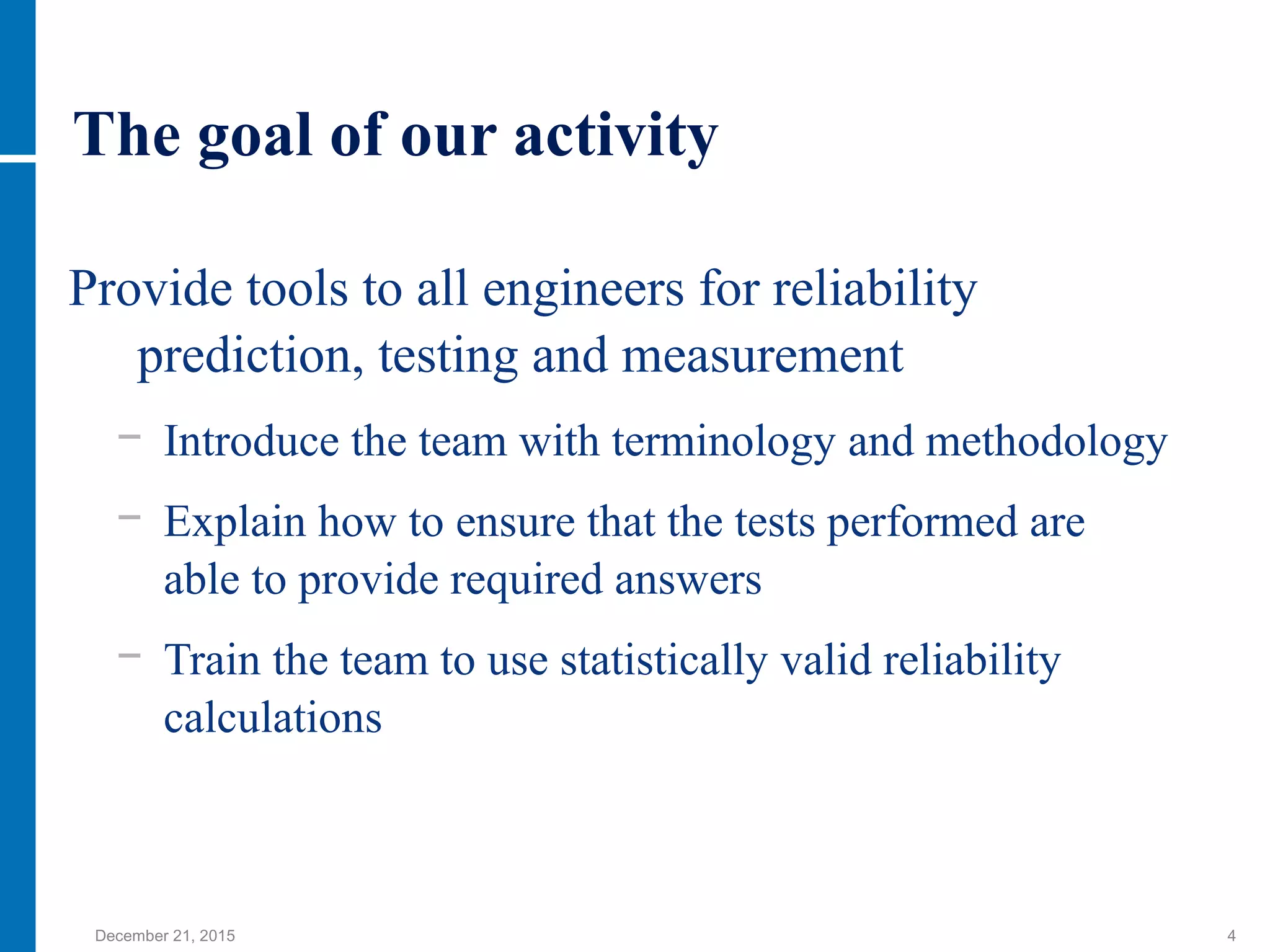 Using Reliability methods | PPT
