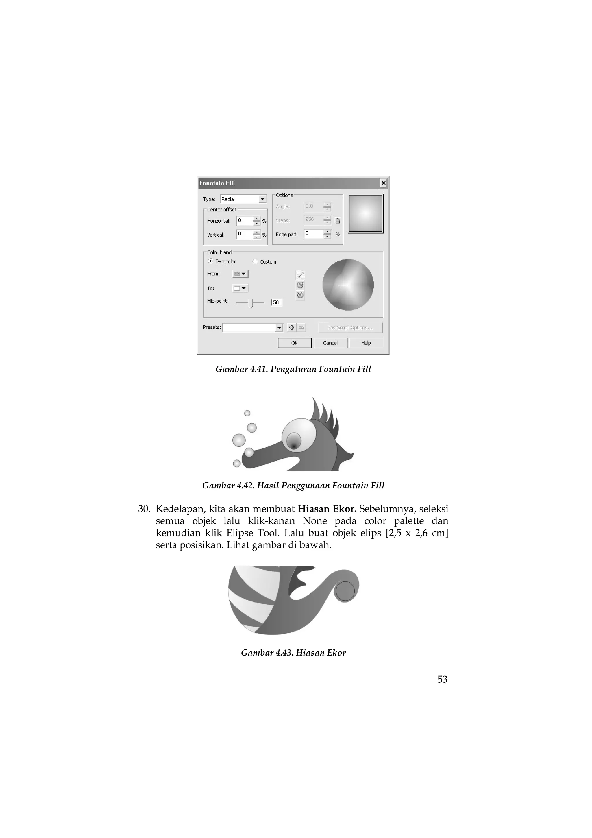 20 Kreasi Binatang Laut dgn CorelDRAW 12 | PDF