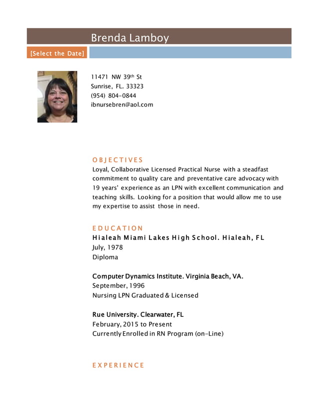 Brenda Lamboy Resume | PDF