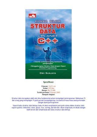 Asyiknya Belajar Struktur Data di Planet C++ | PDF
