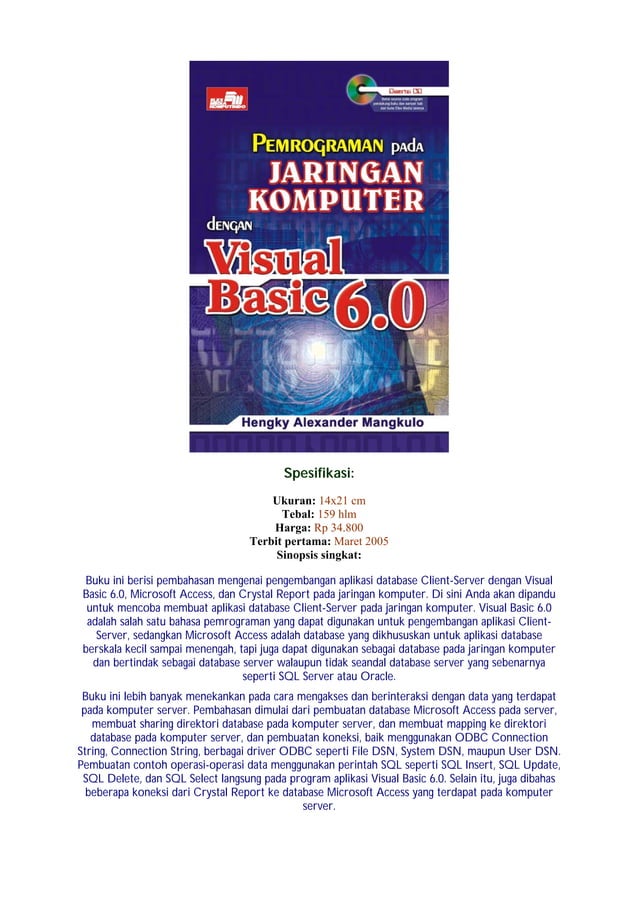 Pemrograman pada Jaringan Komputer dengan Visual Basic 6.0 | PDF