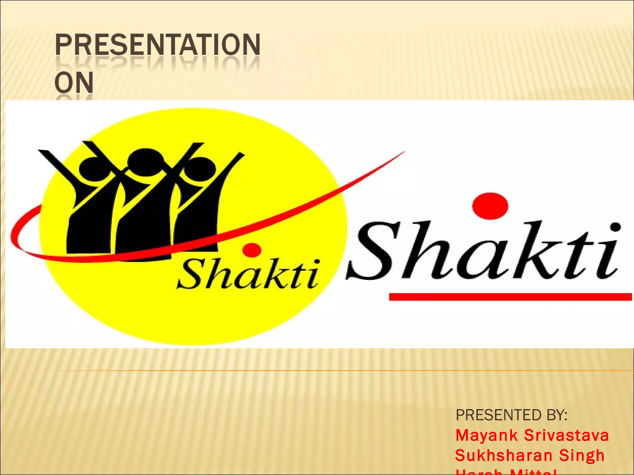 Project Shakti HUL | PPT