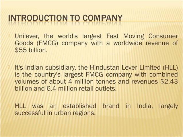 Project Shakti HUL | PPT