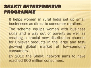 Project Shakti HUL | PPT