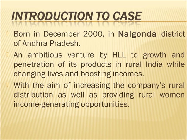 Project Shakti HUL | PPT