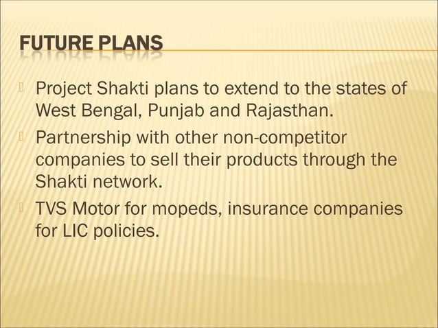 Project Shakti HUL | PPT
