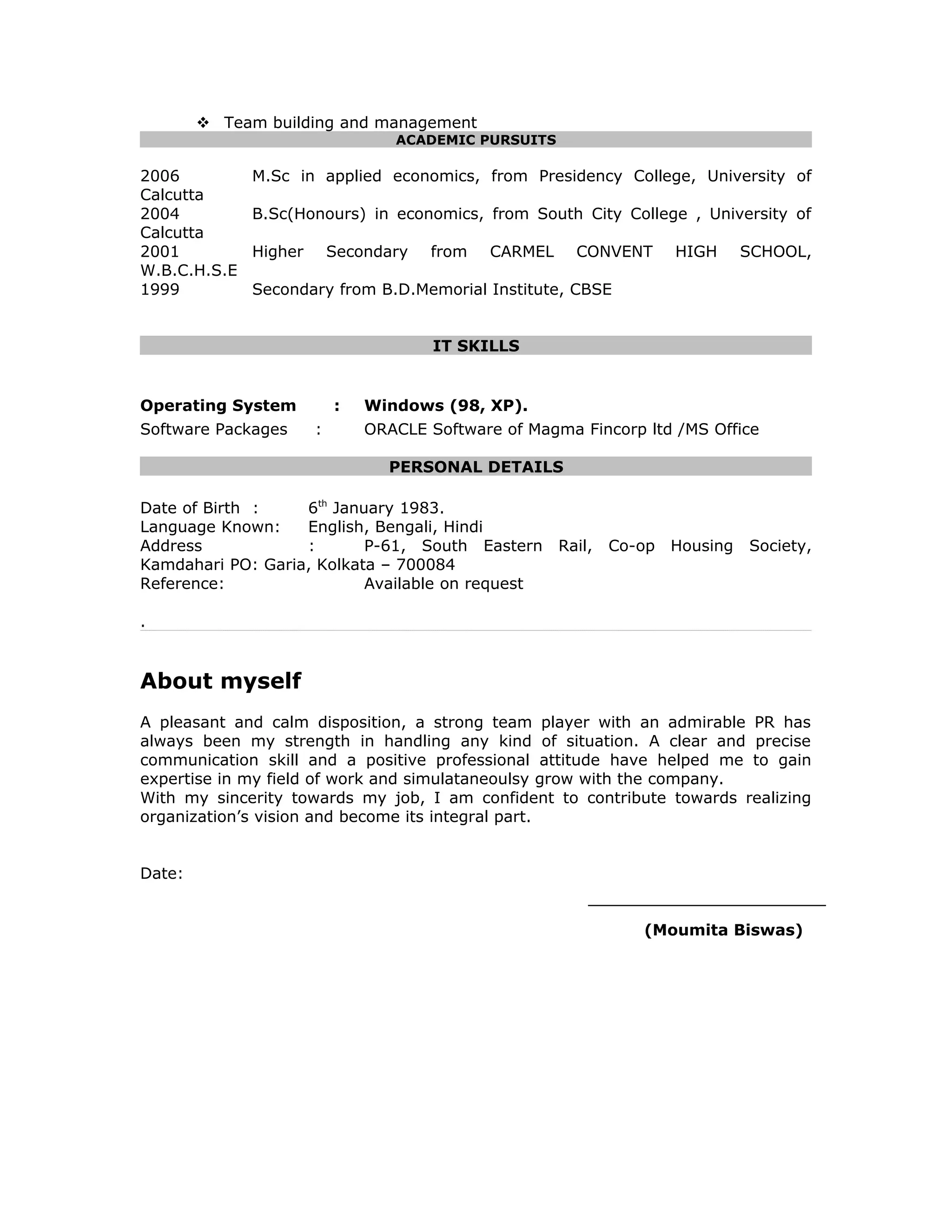 MOUMITA BISWAS-resume | DOC