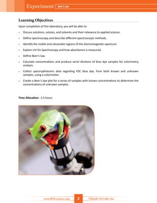 Beers_Law_Lab_Experiment | PDF
