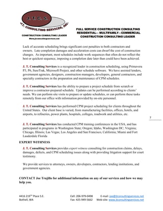 03 CONSTRUCTION OWNERS REP INFORMATION | PDF