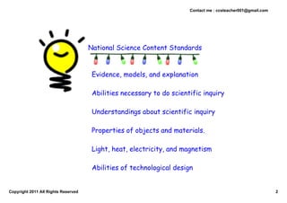 5 E's Unit Plan - Electricity - It's Elementary | PDF
