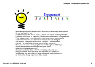 5 E's Unit Plan - Electricity - It's Elementary | PDF