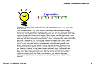 5 E's Unit Plan - Electricity - It's Elementary | PDF