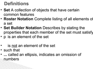 2_Set_Builder_Notation_and_Sets_of_Real_Numbers | PPT