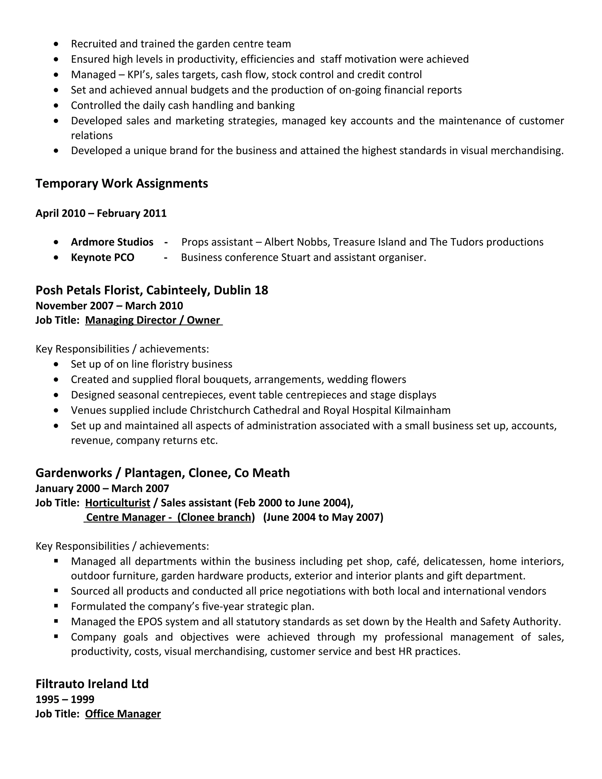 Brian Berry CV December 2015. | PDF