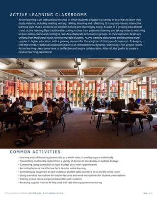 HARMAN-SolutionGuide-Education-Active Learning Final 6915 | PDF