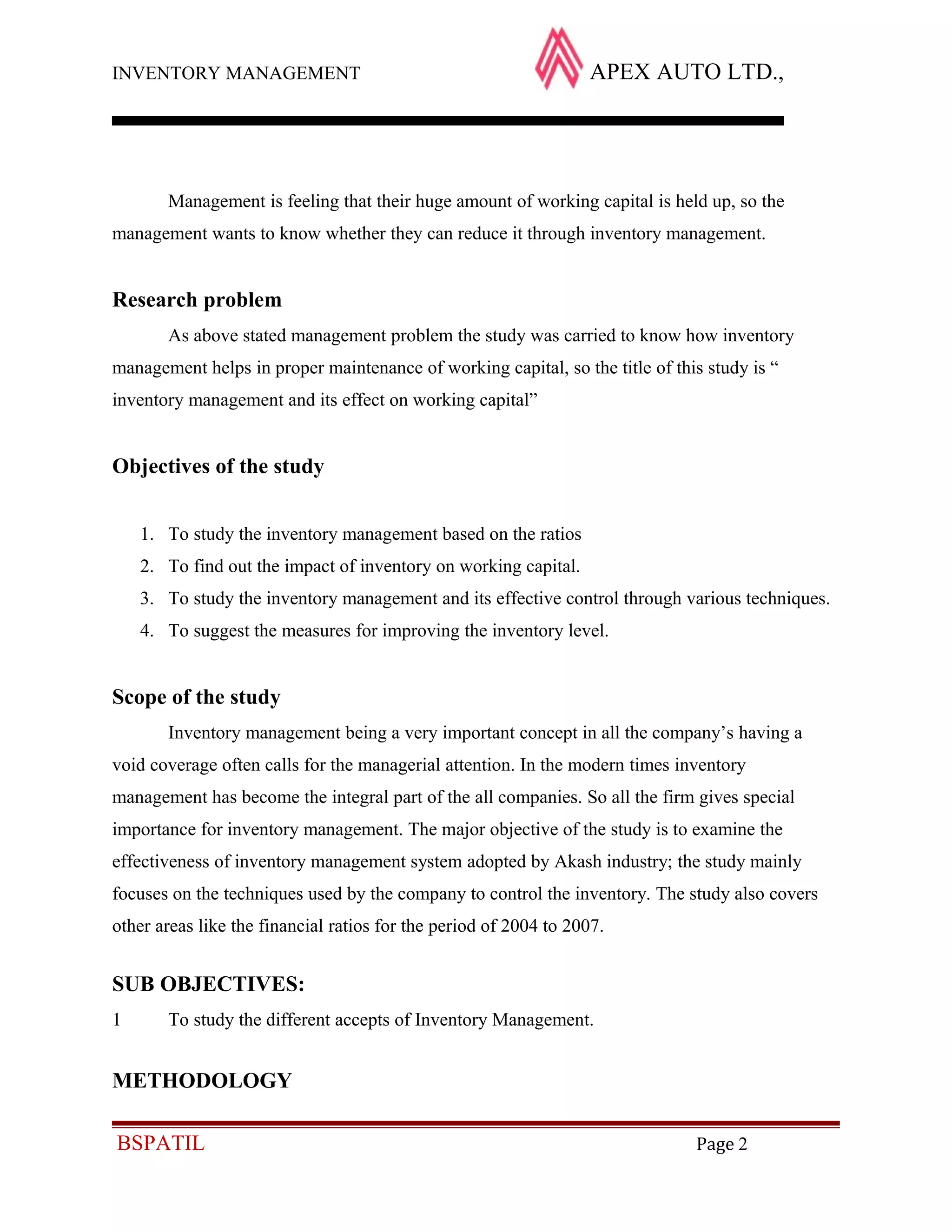 97631664 inventory-management-project-report | PDF