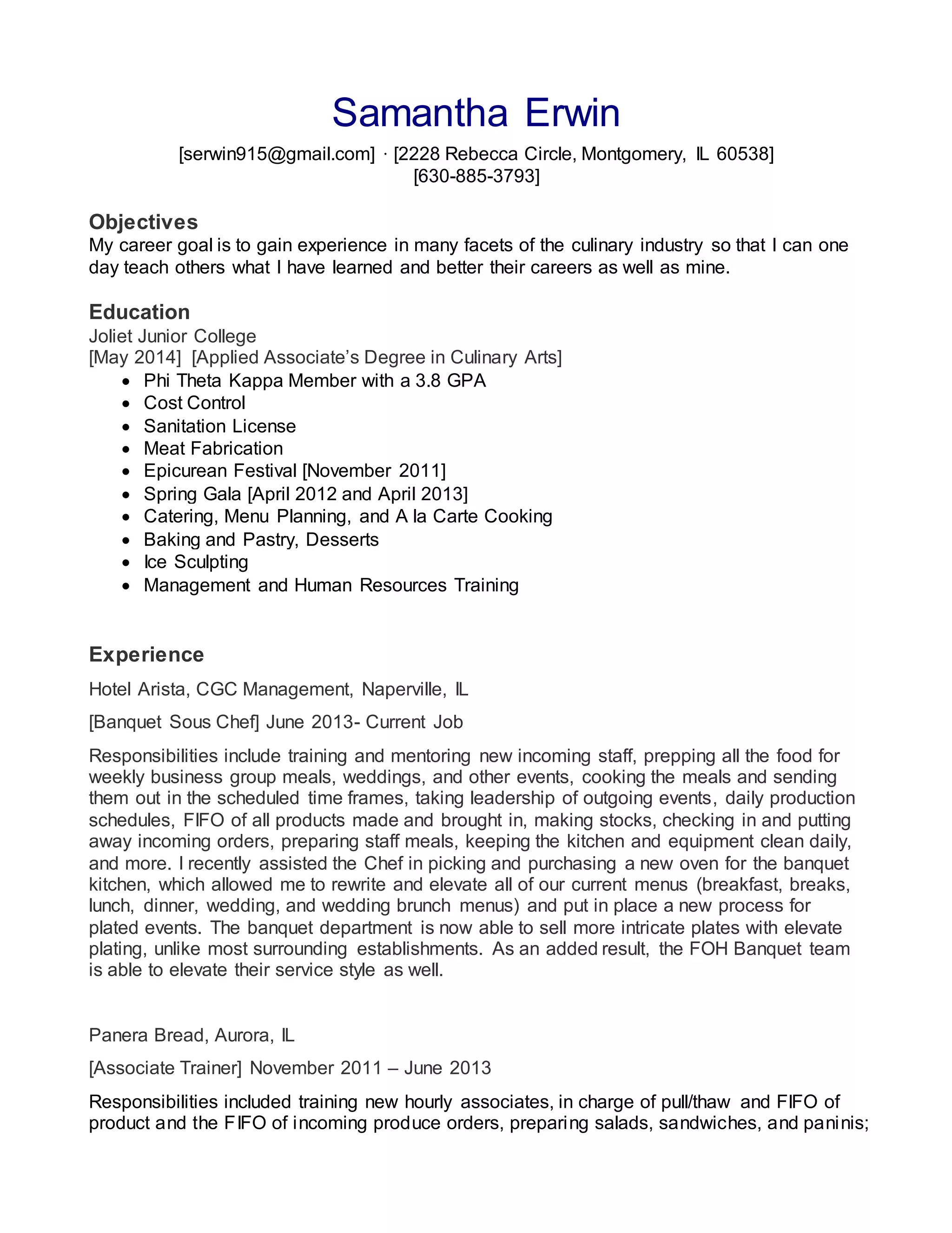 Samantha's Resume | DOCX