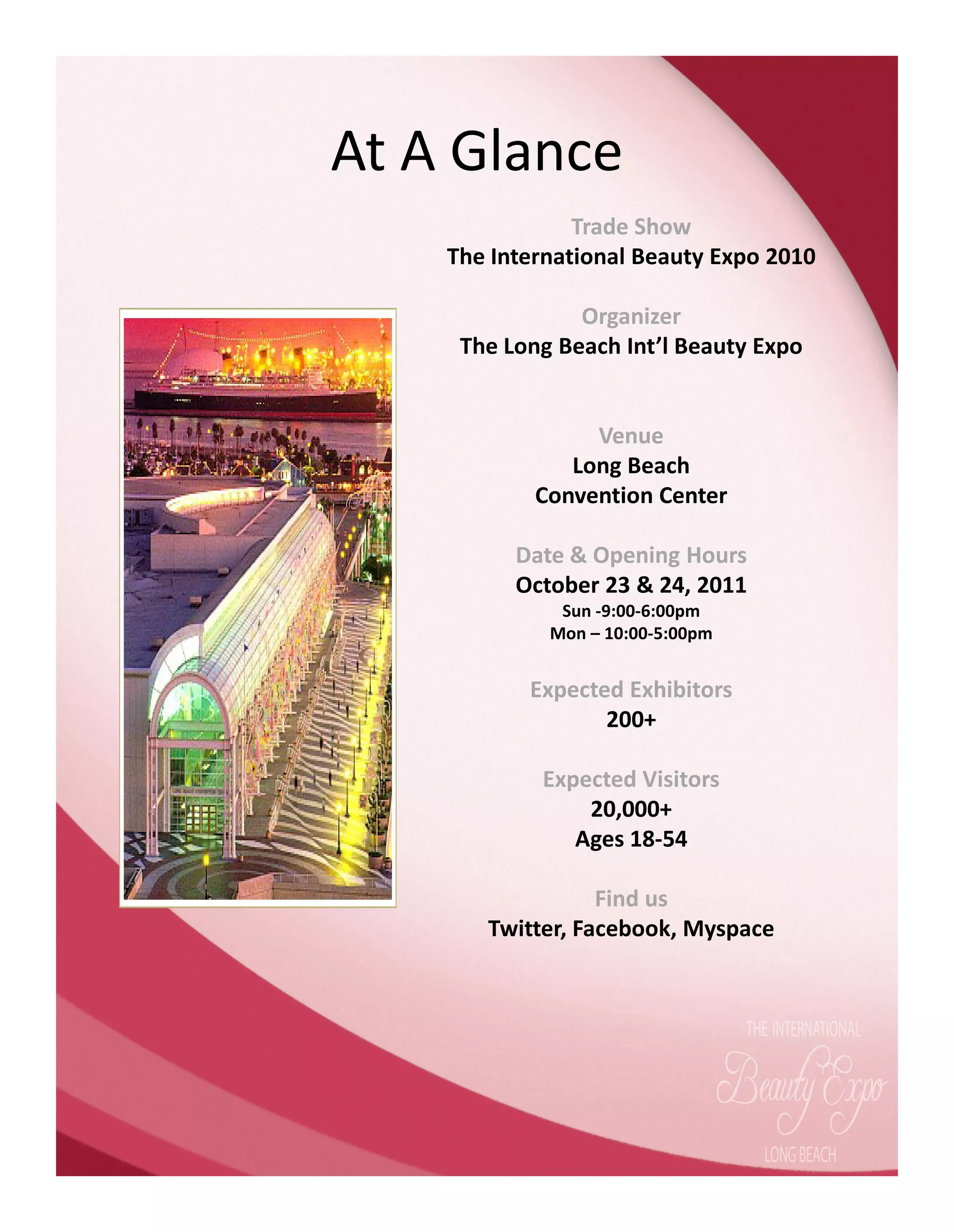 Microsoft PowerPoint - The Long Beach Int'l Beauty Expo PPT | PDF