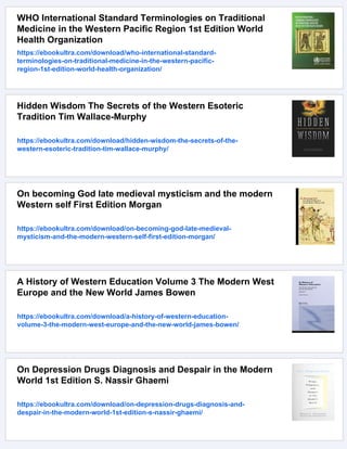 On the Move Mobility in the Modern Western World 1st Edition Tim ...