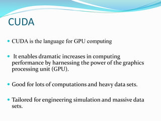 CPU vs. GPU presentation | PDF