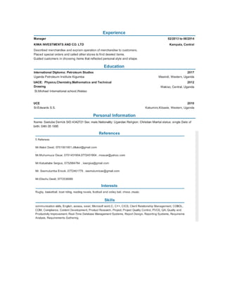 Curriculum vt. | PDF