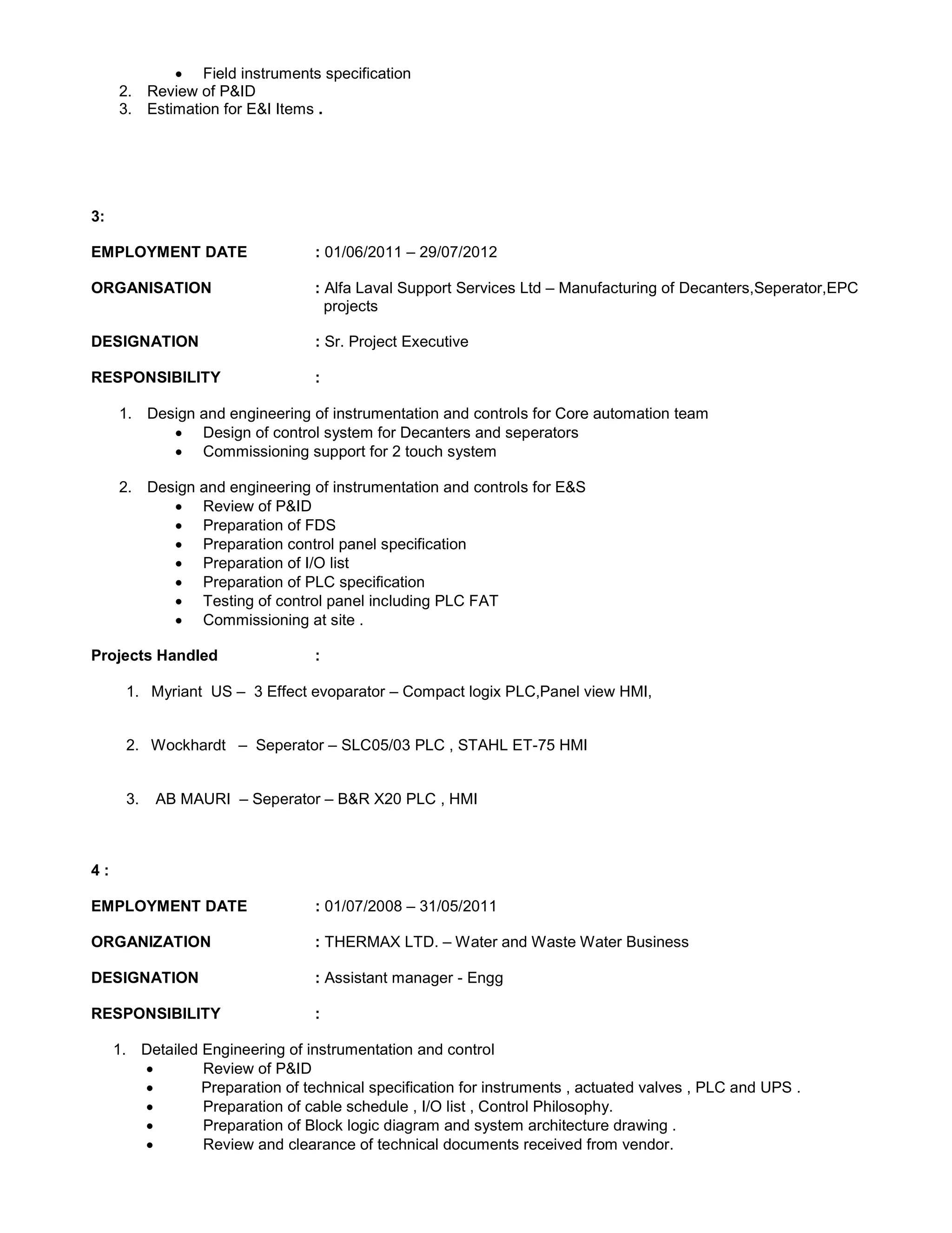 Resume-Prashanth | PDF | Civil Engineering Industry | Industries