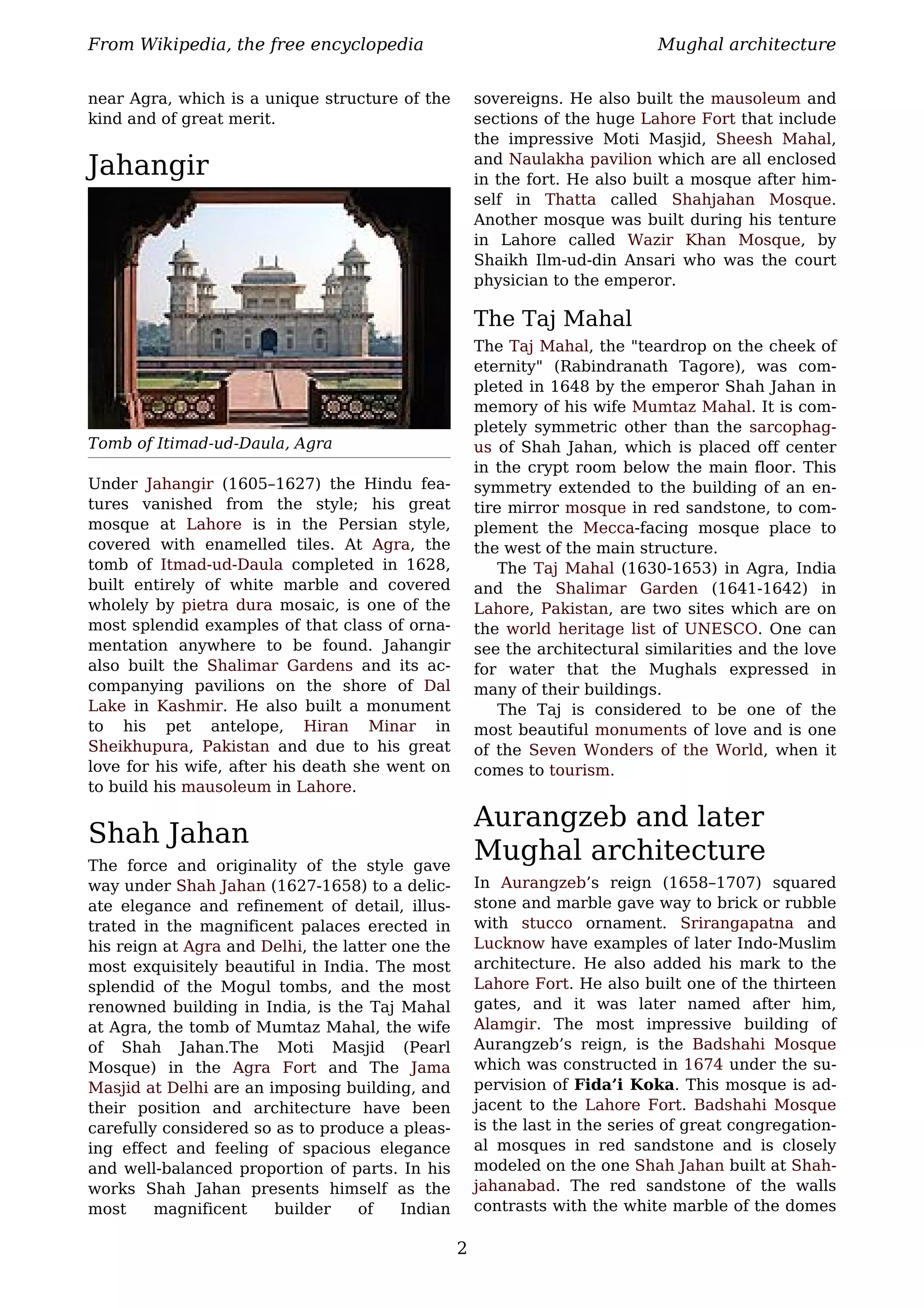 Mughal_architecture | PDF
