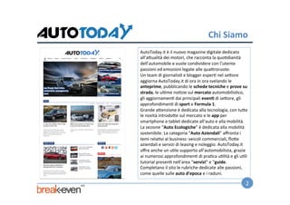 Presentazione_AutoToday_2015 | PDF | Technology & Computing
