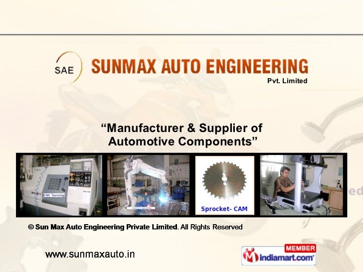 Sun Max Auto Engineering Private Limited Haryana India
