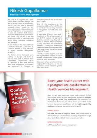 health-check-issue-46 | PDF | Undergraduate Education | College Education