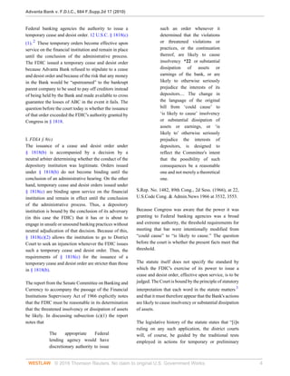 Advanta Bank v FDIC | PDF