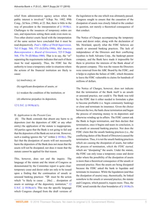 Advanta Bank v FDIC | PDF