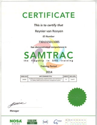 SAMTRAC International | PDF